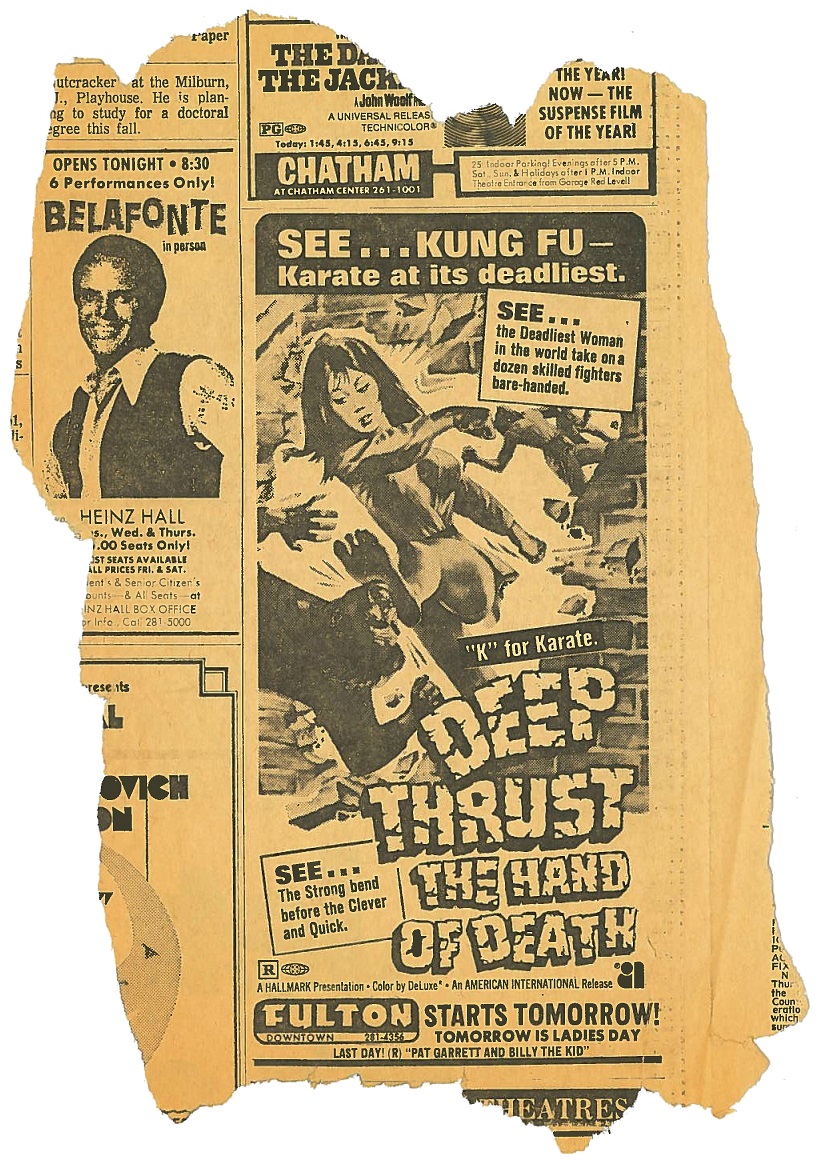 Deep Thrust: The Hand of Death – DAVID V. MATTHEWS